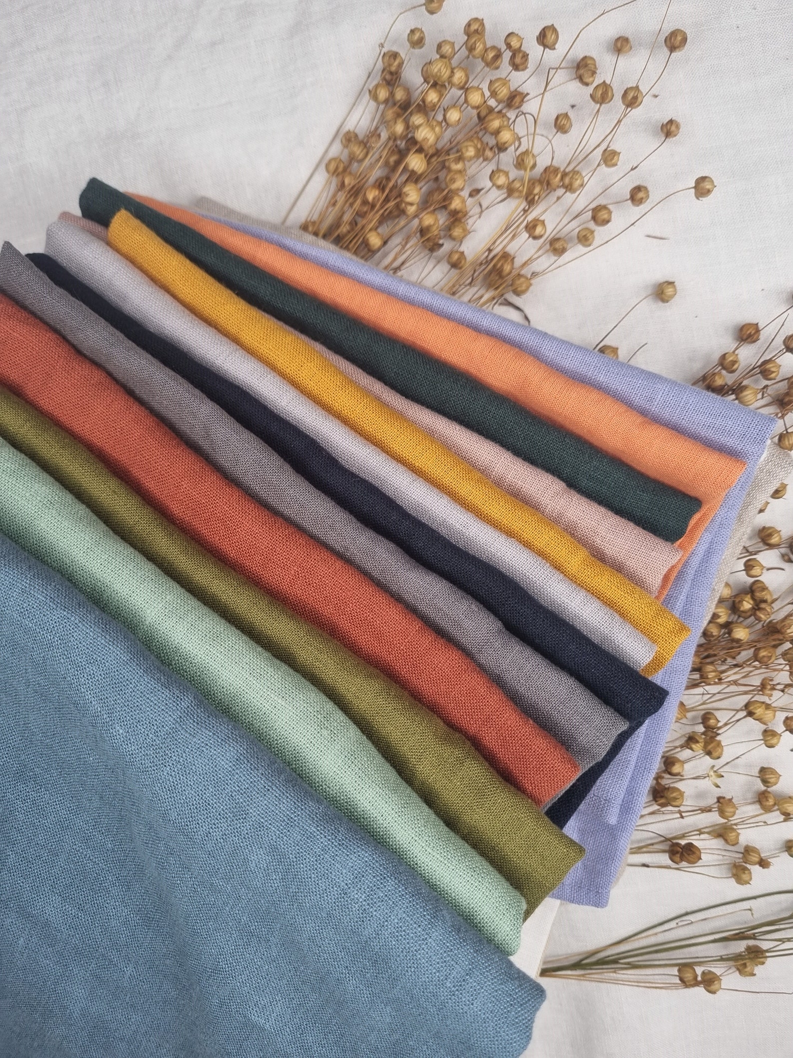 Linen Napkins Washed Soft Linen Table Napkin Stonewashed - Etsy