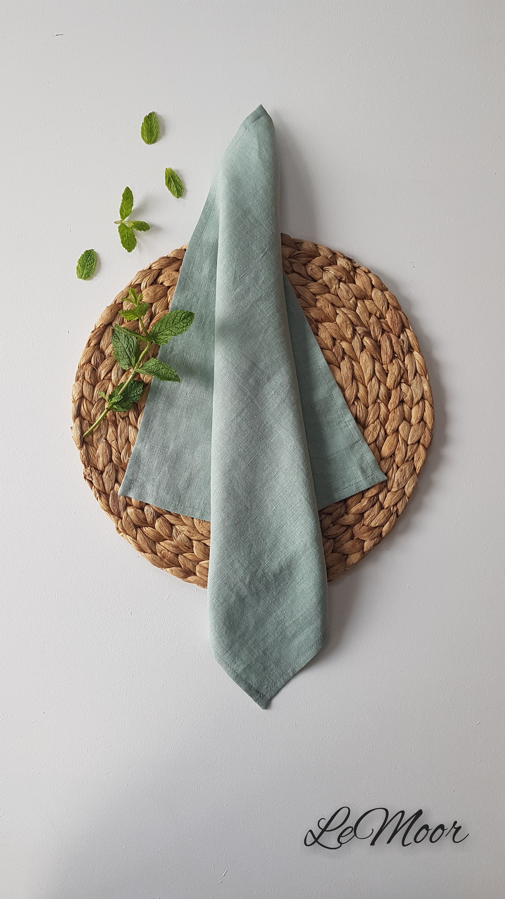 Linen Napkins | Washed Soft Linen Table Napkins | Stonewashed Linen ...