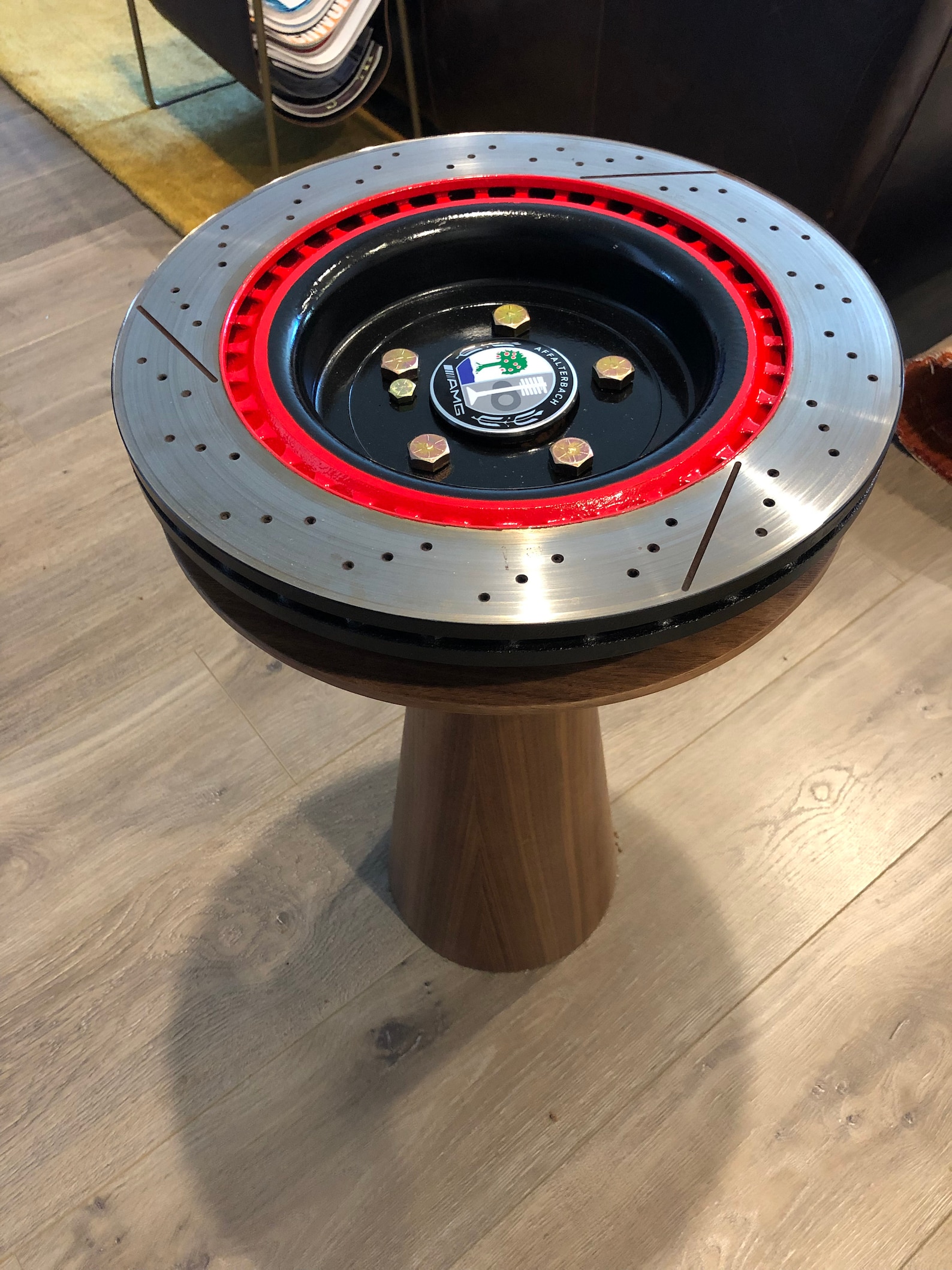 High Performance Automotive Folk Art - End Tables & Ashtrays Made From ...