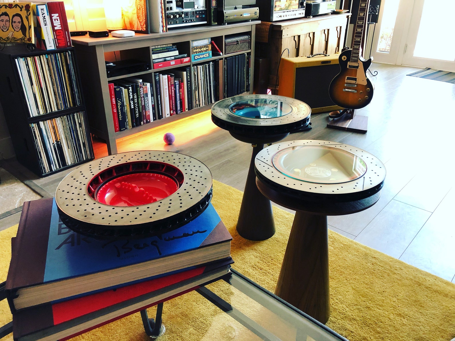 High Performance Automotive Folk Art - End Tables & Ashtrays Made From ...