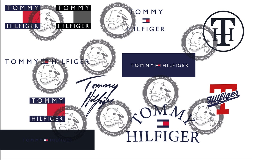 Tommy Hilfiger Fan Art Svg Bundle Layered Trending Svg Tommy Etsy