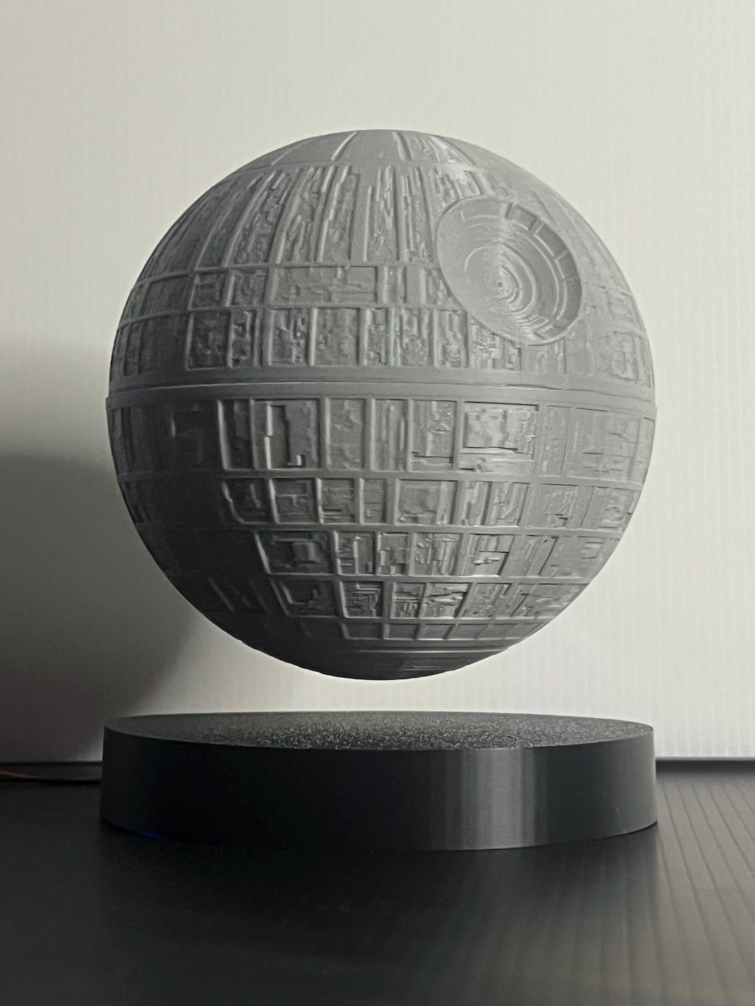 Floating Death Star | Sci-fi Inspired Hovering Display | Unique Desk ...