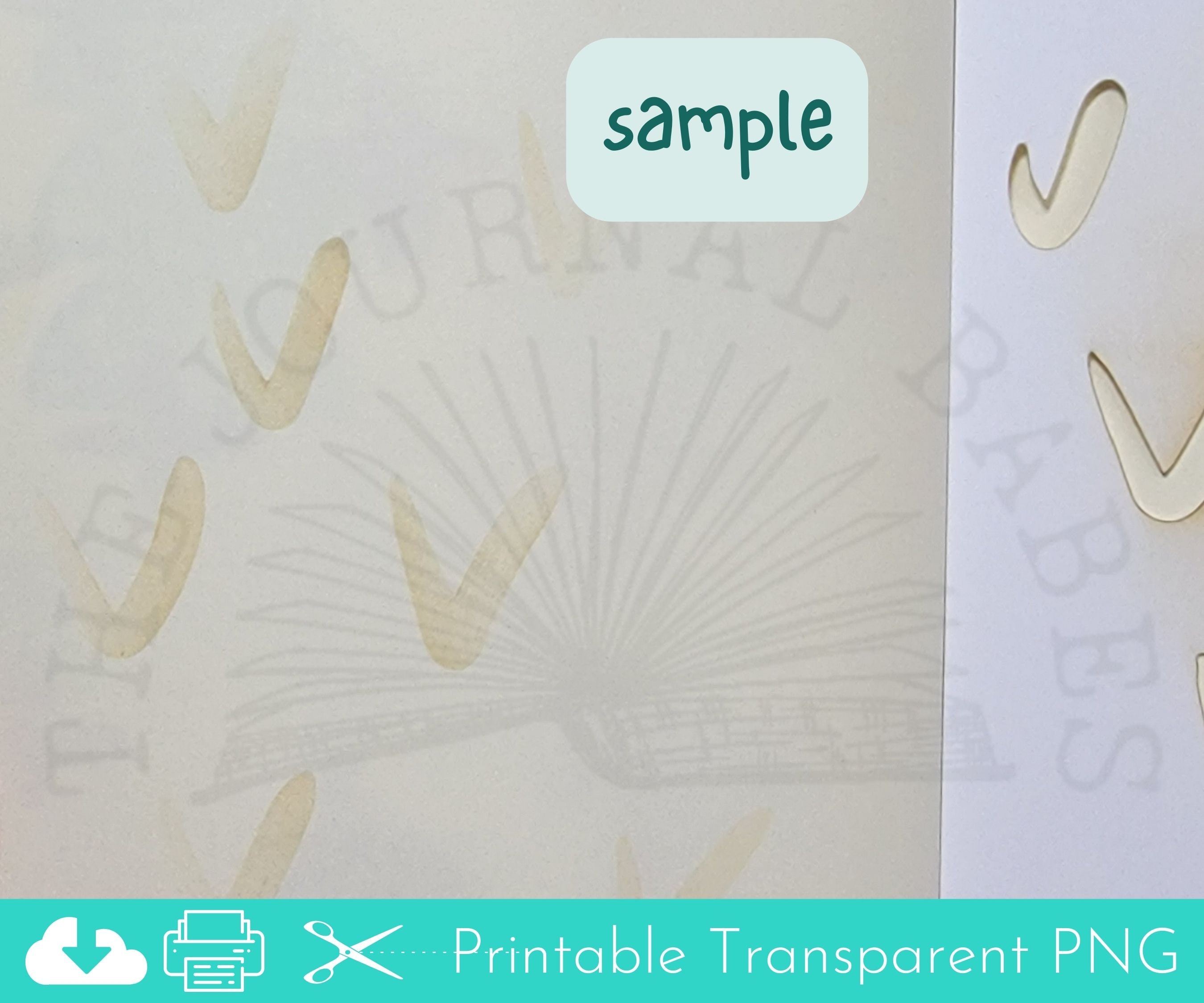 Check Marks Printable PNG Stencil, Mark Making Stencil for Mixed Media ...