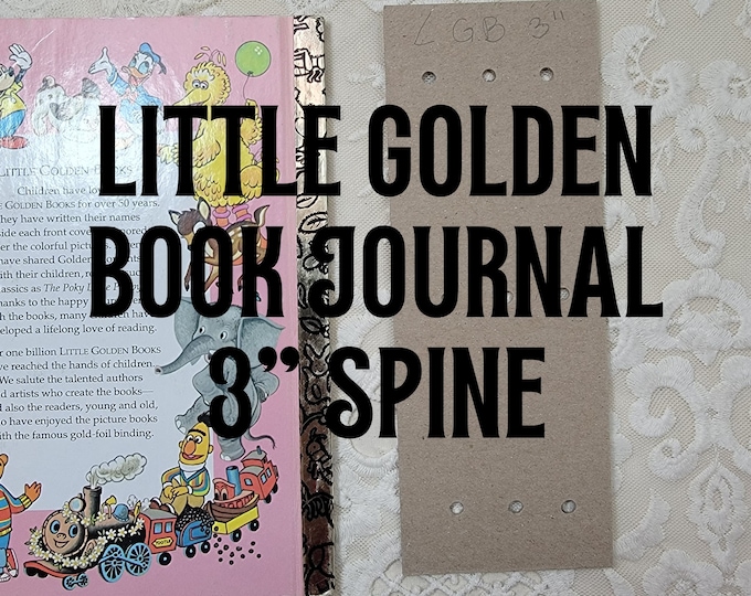 3" Spine Board for Little Golden Book Junk Journal, Spine ONLY - Etsy
