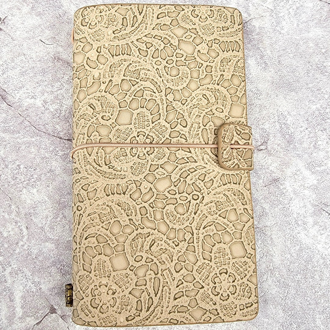 Blank Lace Embossed Travel Journal, A6 Small Journal - Etsy