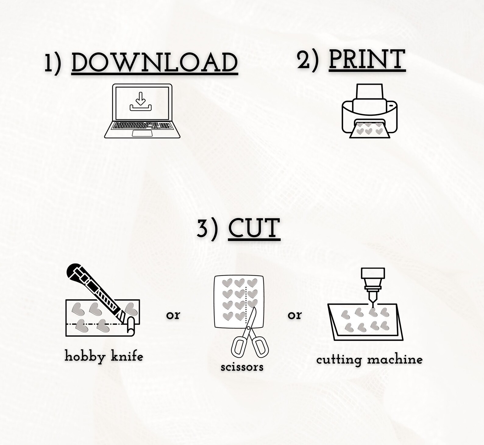 Printable Stickers Stamped Newspaper, Ephemera Stickers Printable ...