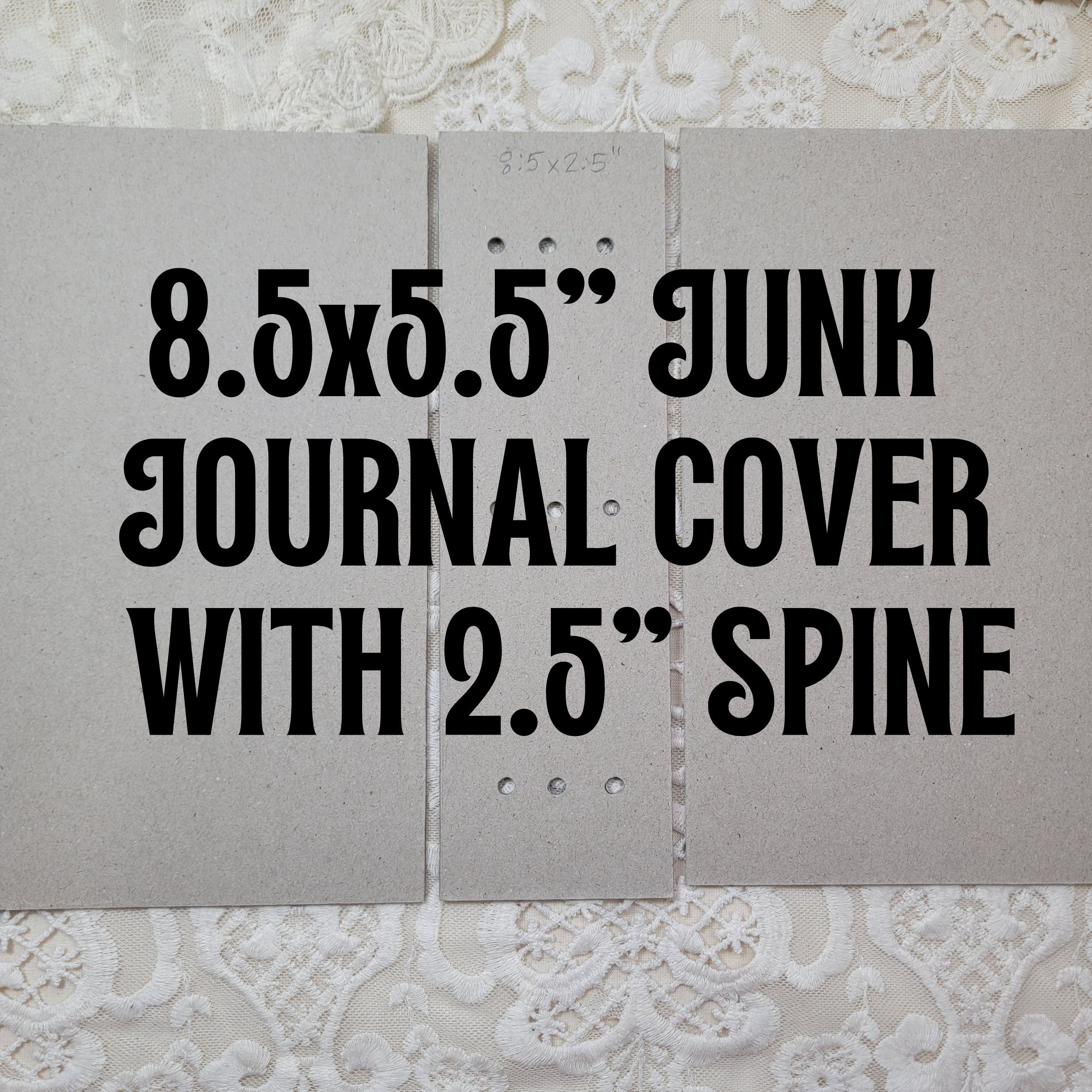 8.5 X 5.5 Cover Boards With 2.5 Spine Board for Handmade Junk Journal ...