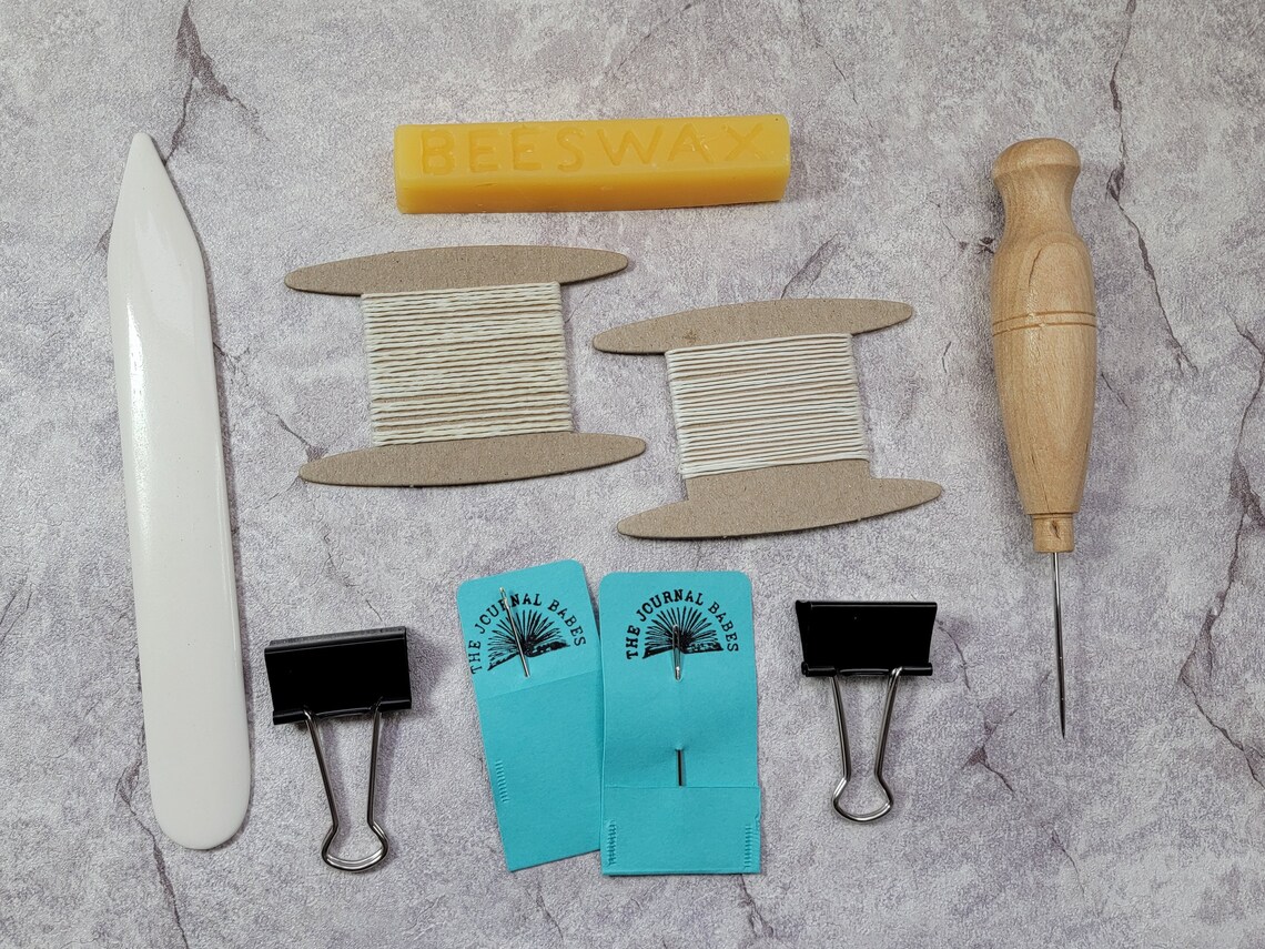 Complete Junk Journal Bookbinding Toolkit, Journal Making Supplies Kit ...