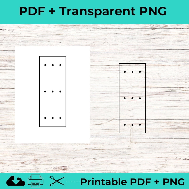 Printable 3.5 Inch Spine Template for Little Golden Book Junk Journals ...