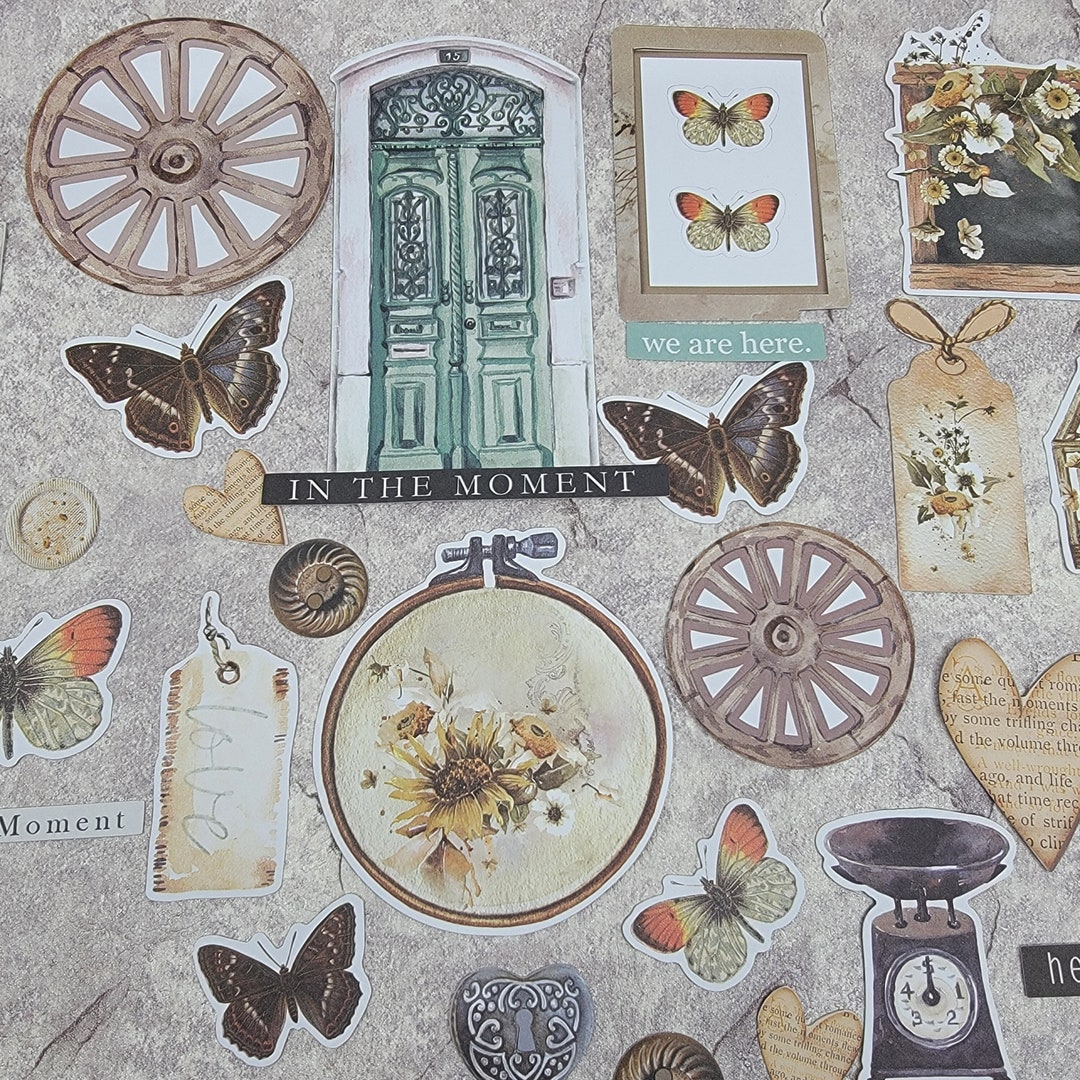 Prima Marketing in the Moment Ephemera Pack, Die Cut Cardstock ...