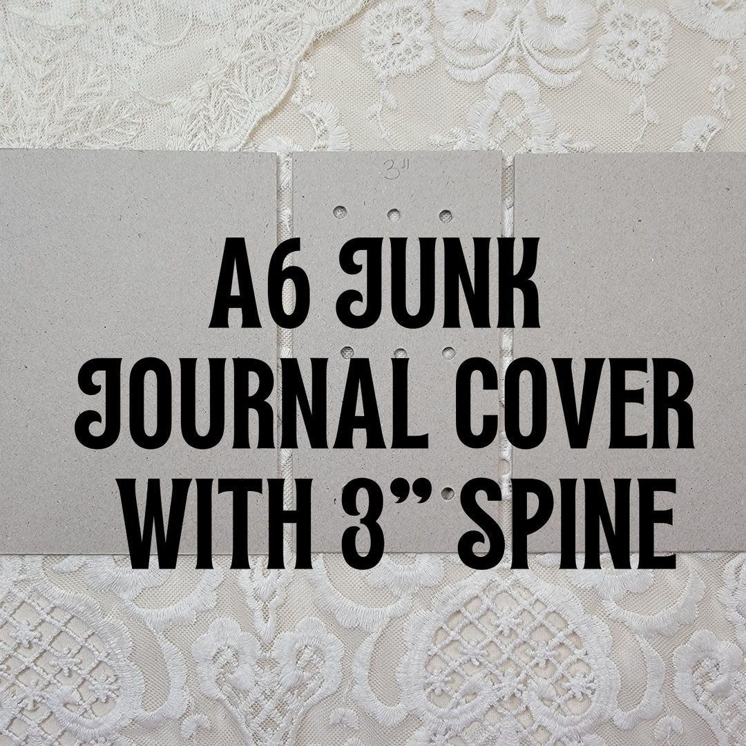 A6 Junk Journal Cover Boards With 3 Spine, Bookbinding Boards, Mini ...