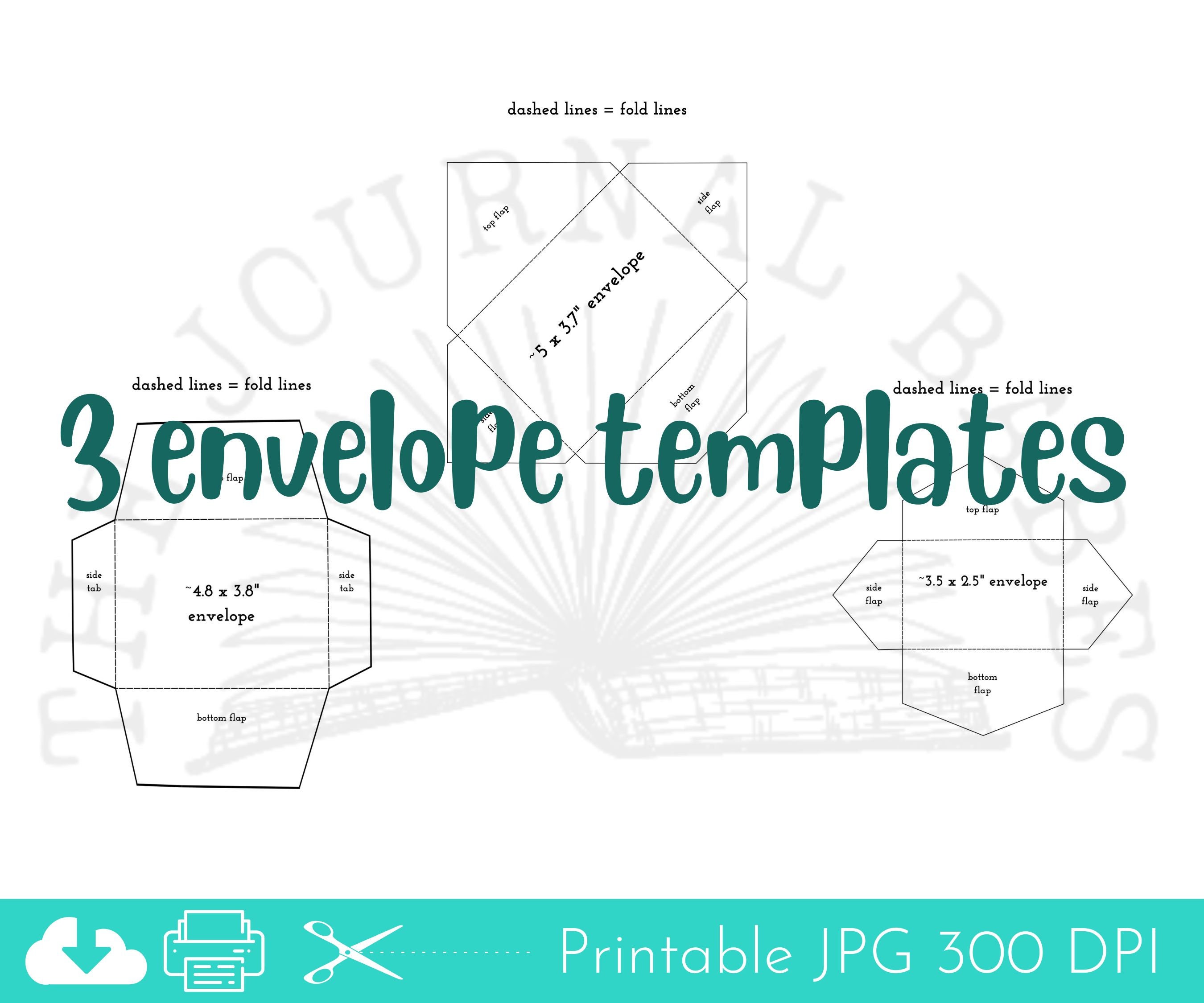 Junk Journal Printable Templates Kit, Tags Templates, Junk Journal ...