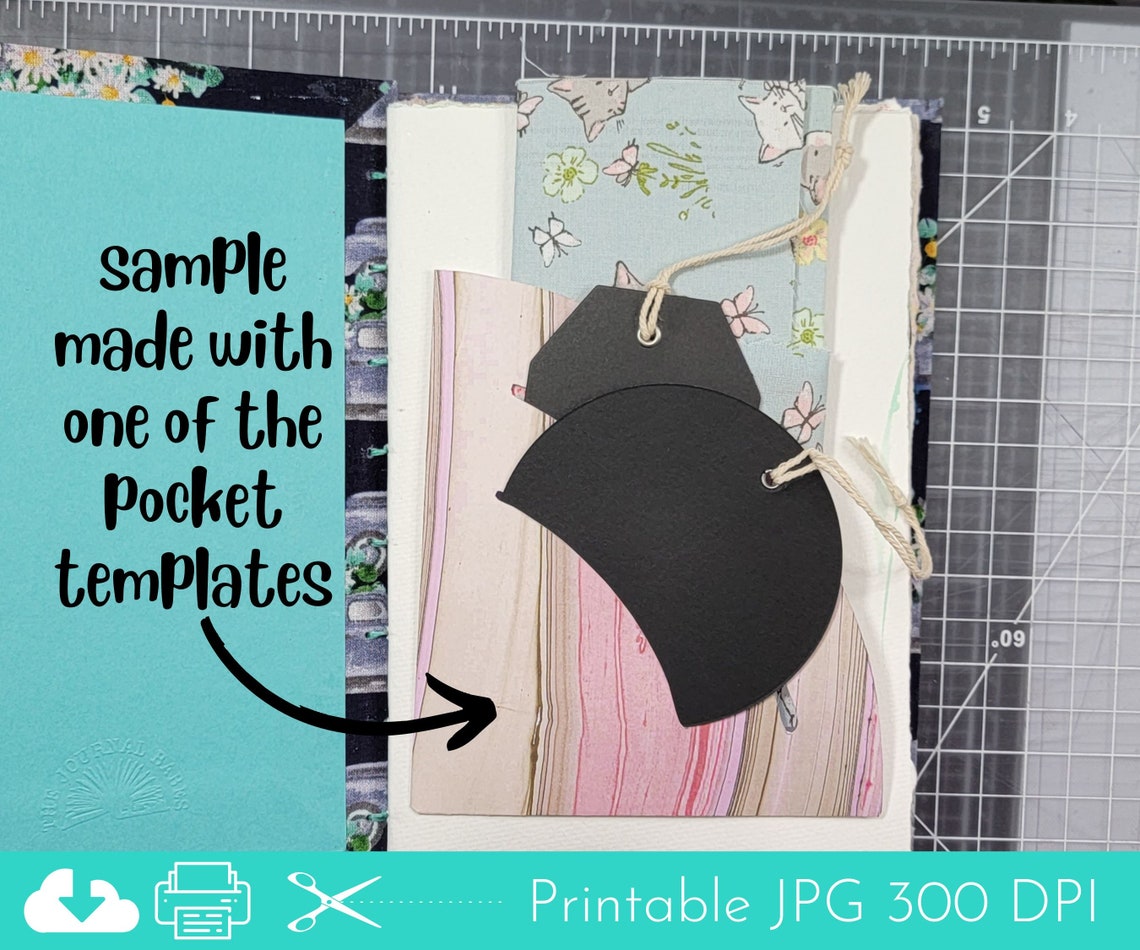 Junk Journal Printable Templates Kit, Tags Templates, Junk Journal ...