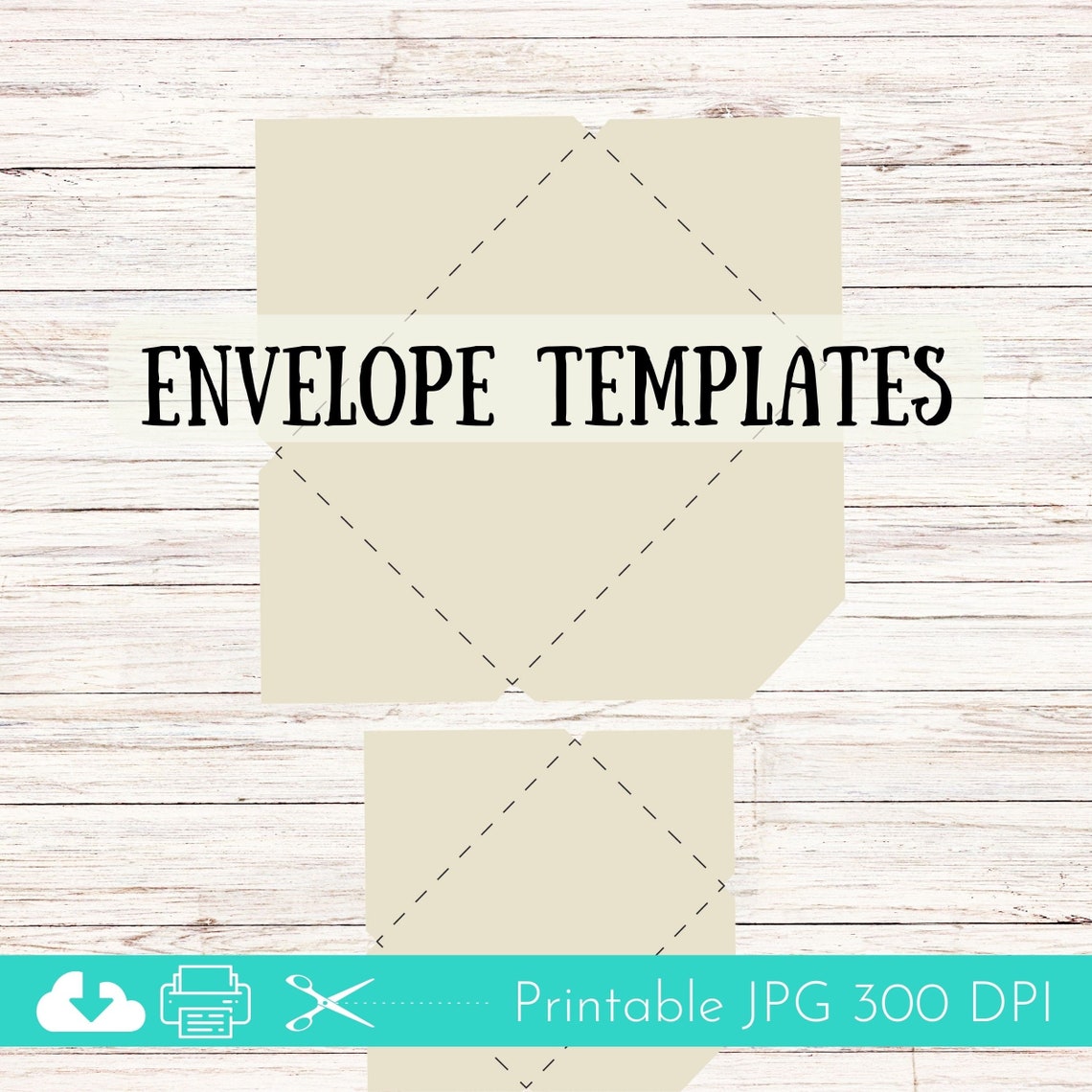Printable Envelope Templates, Digital Junk Journal Kit, Handmade ...
