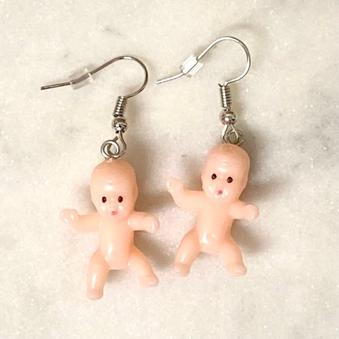 Mini Plastic Baby Earrings - More Skin Tones - Etsy