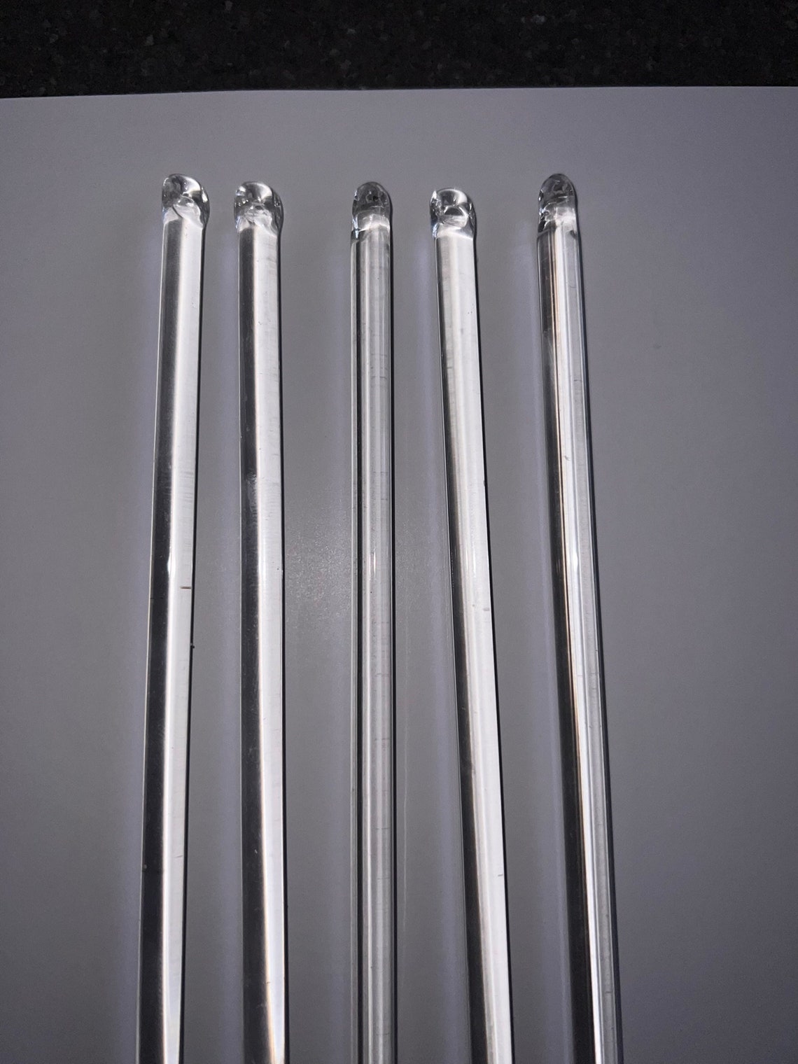 5 X Solid Glass Rod Chandelier Replacement Parts-rare - Etsy