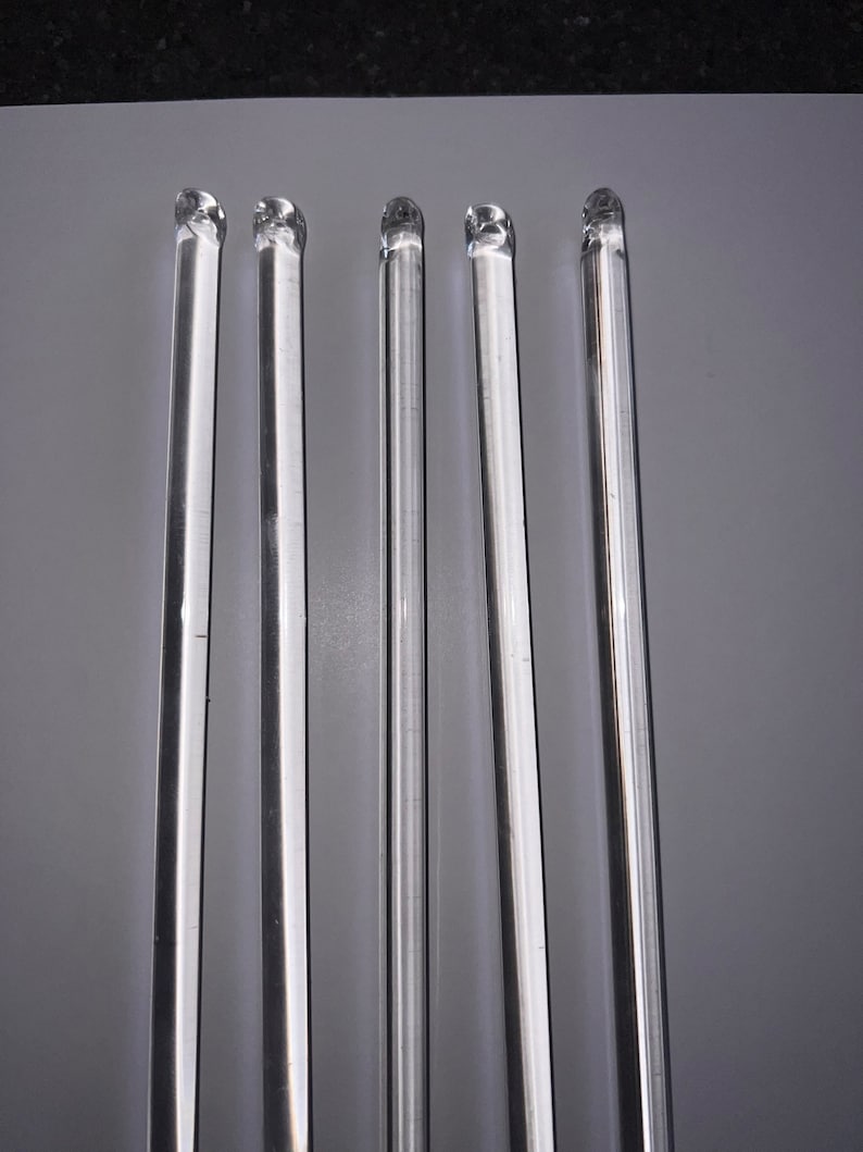 5 X Solid Glass Rod Chandelier Replacement Parts-rare - Etsy