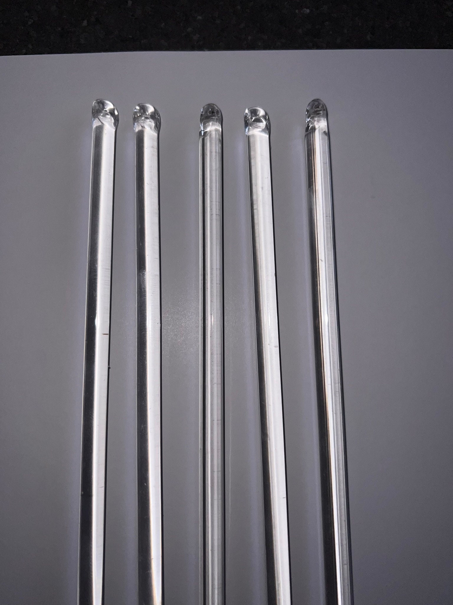 5 X Solid Glass Rod Chandelier Replacement Parts-rare - Etsy