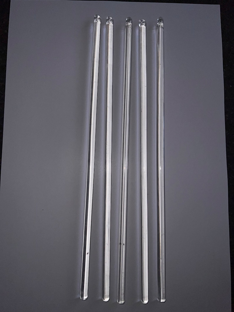 5 X Solid Glass Rod Chandelier Replacement Parts-rare - Etsy