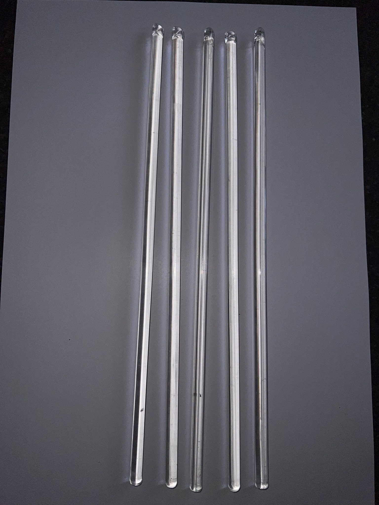 5 X Solid Glass Rod Chandelier Replacement Parts-rare - Etsy