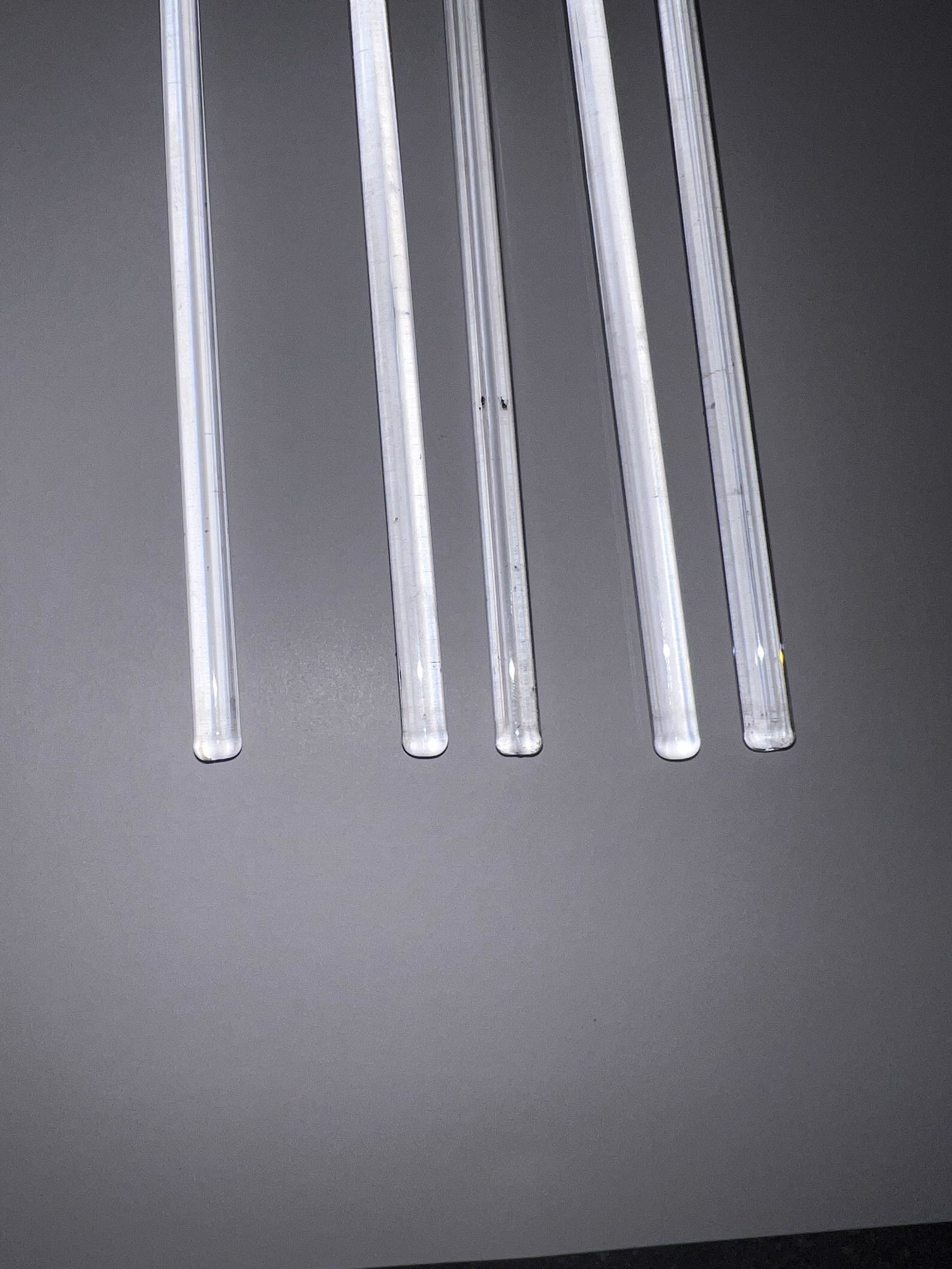 5 X Solid Glass Rod Chandelier Replacement Parts-rare - Etsy