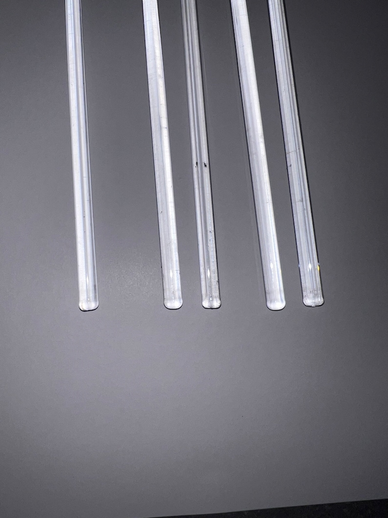 5 X Solid Glass Rod Chandelier Replacement Parts-rare - Etsy