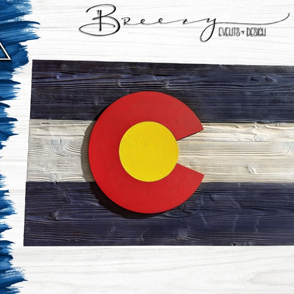 Wood Colorado Flag - Etsy