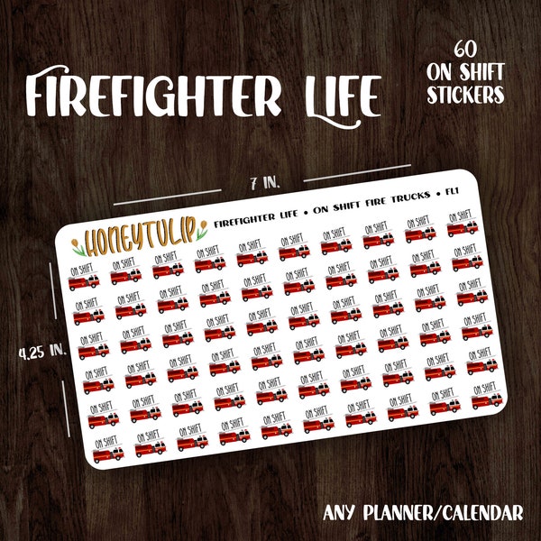 Firefighter Calendar - Etsy