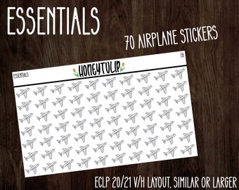Airplane Planner Stickers - Etsy