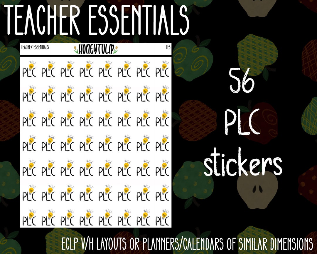 PLC Stickers, Teacher Planner Stickers - Etsy