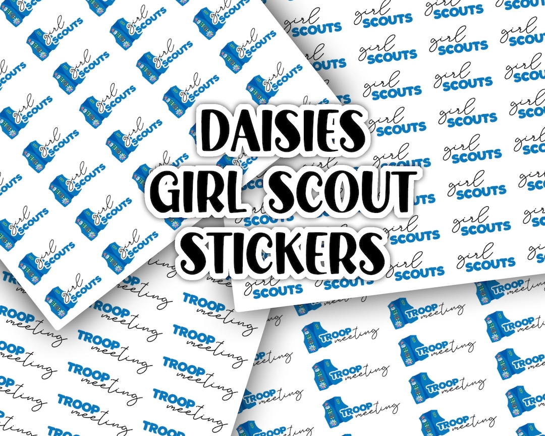 SC1-SC4 Daisies Girl Scouts Planner Stickers - Etsy