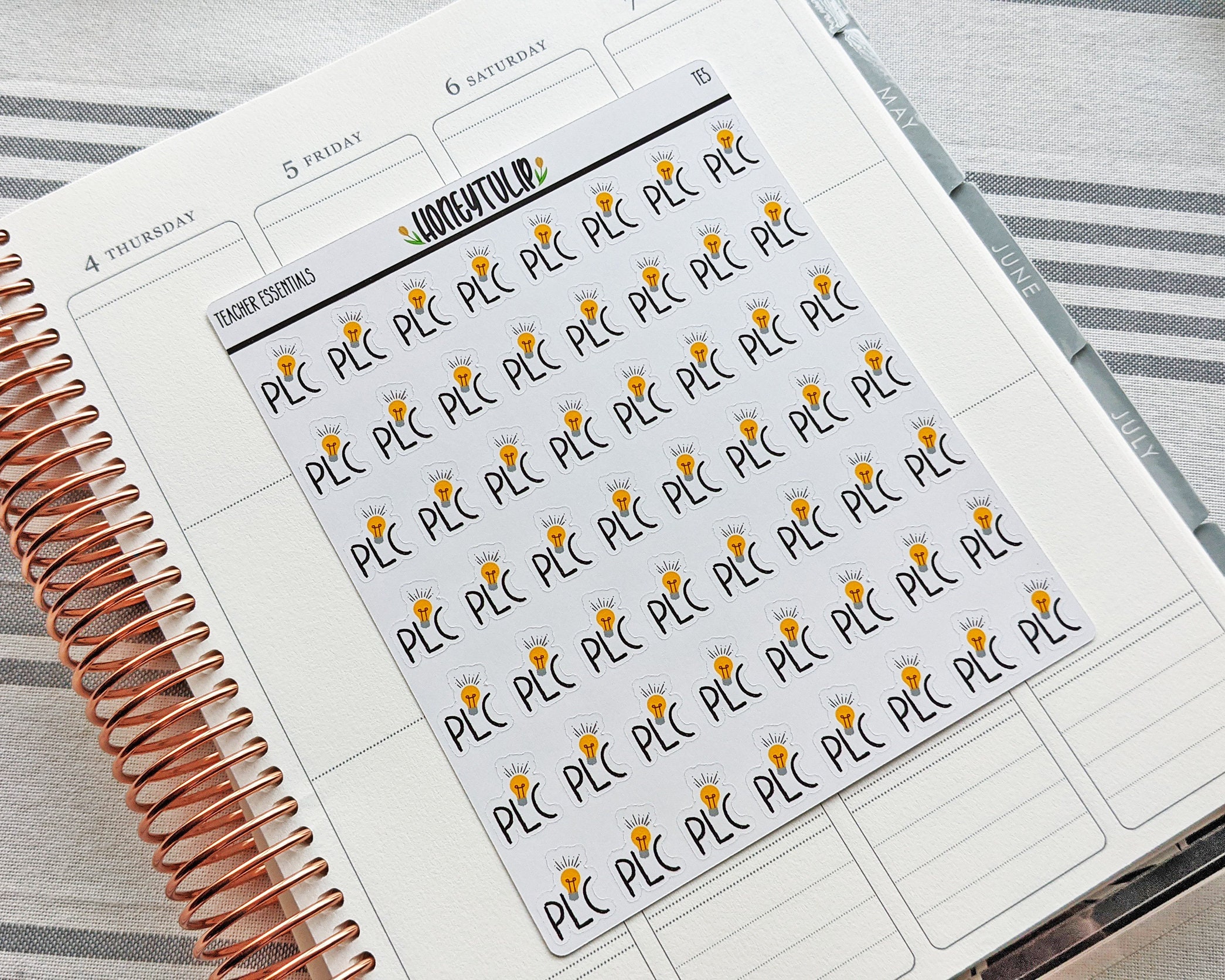PLC Stickers Teacher Planner Stickers - Etsy