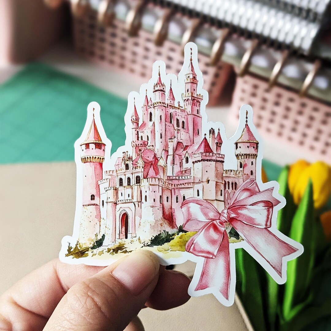 Coquette Medieval Castle Sticker, Medievalcore Sticker - Etsy