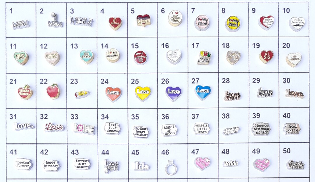 Floating Charms for Living Memory Lockets*ships FREE* - Etsy