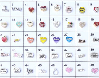 Floating Charms for Lockets | Etsy
