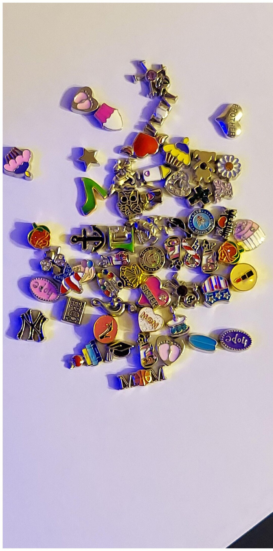 Floating Locket Charms: Mixed Styles for Memory Lockets - Etsy