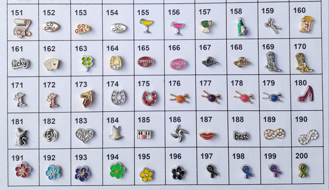 Floating Charms for Living Memory Lockets*ships FREE* - Etsy