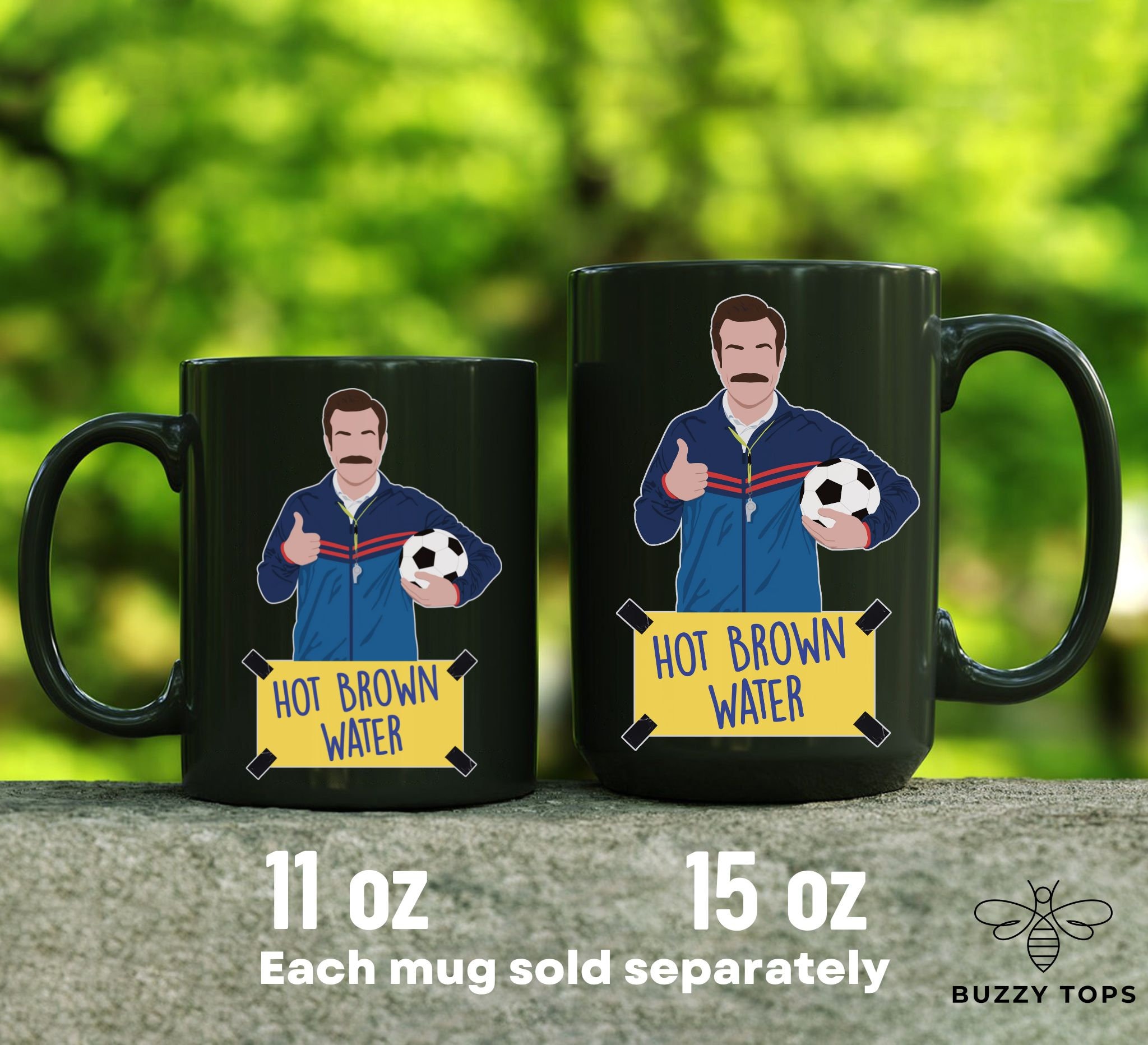 Ted Hot Brown Water Mug, Ted Believe Mug, Be A Goldfish, Funny Ted Mug ...