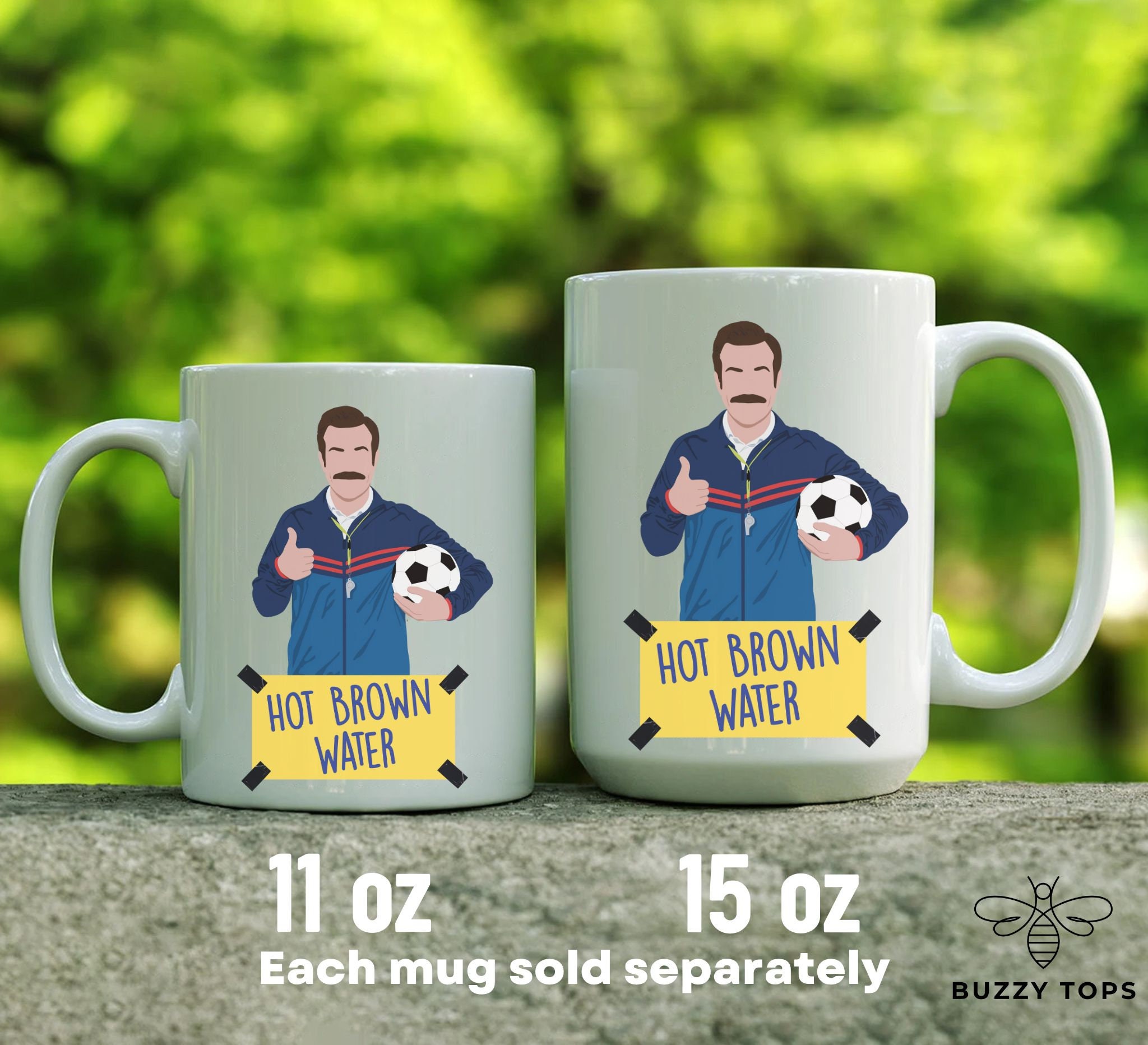 Ted Hot Brown Water Mug, Ted Believe Mug, Be A Goldfish, Funny Ted Mug ...