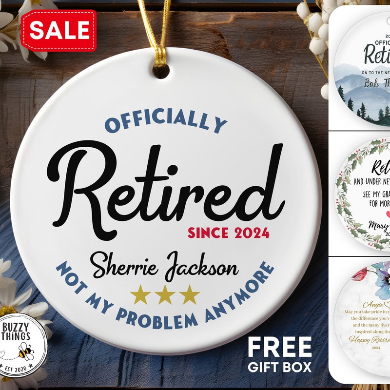 Retirement Ornaments - Etsy