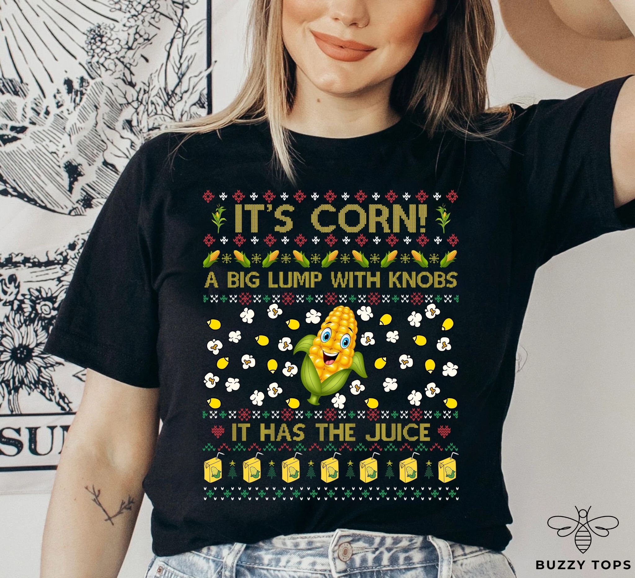 It's Corn A Big Lump With Knobs It Has the Juice Ugly - Etsy