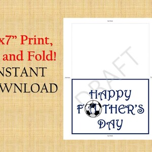 Father's Day Card / Instant Download / Printable/ Happy Father's Day ...