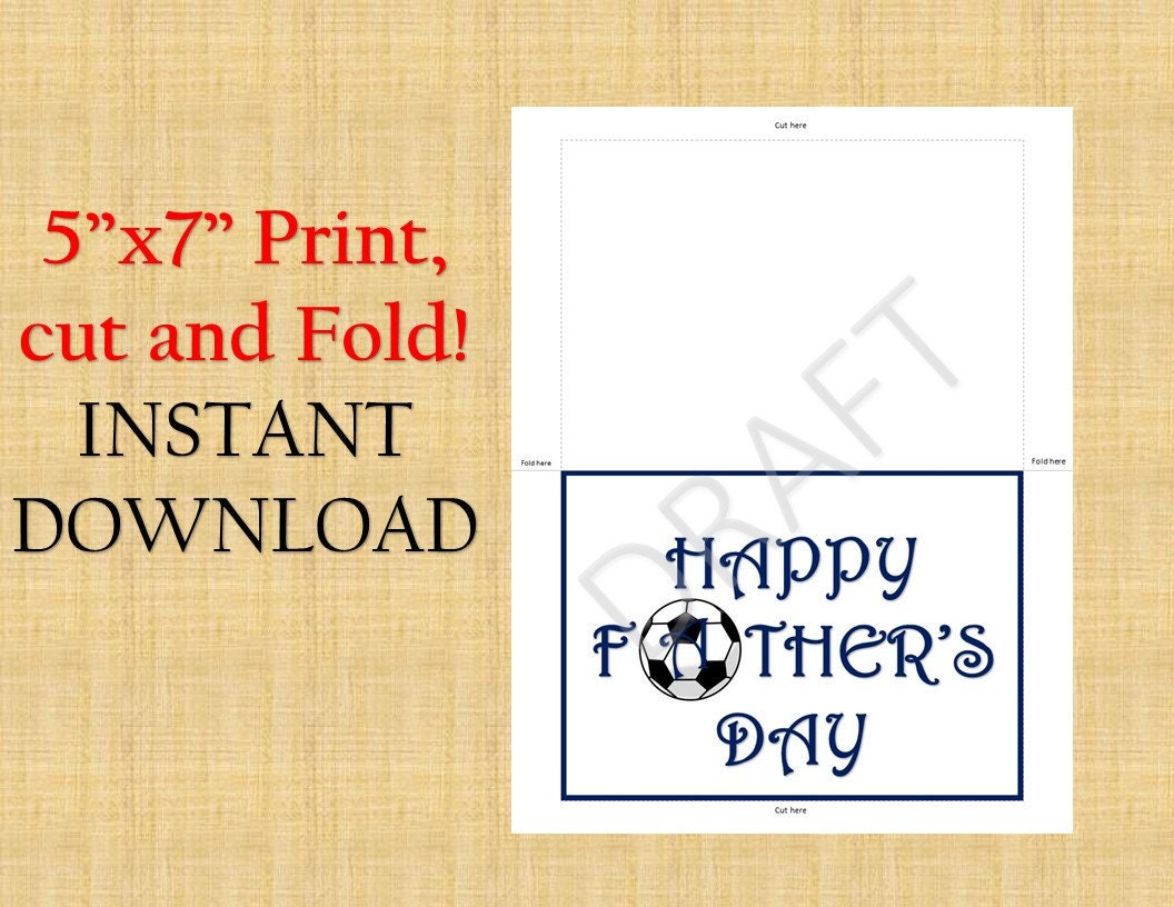 Father's Day Card / Instant Download / Printable/ Happy Father's Day ...
