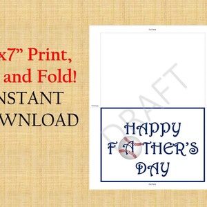 Father's Day Card / Instant Download / Printable Card/ Digital Download ...