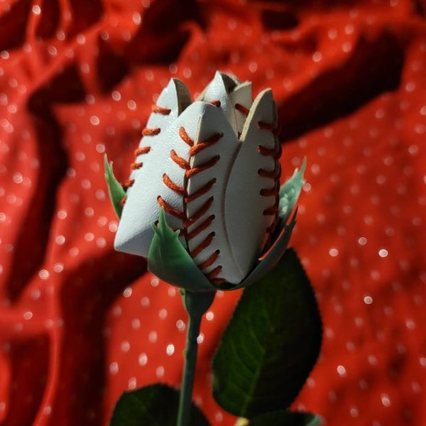 Baseball Rose - Etsy