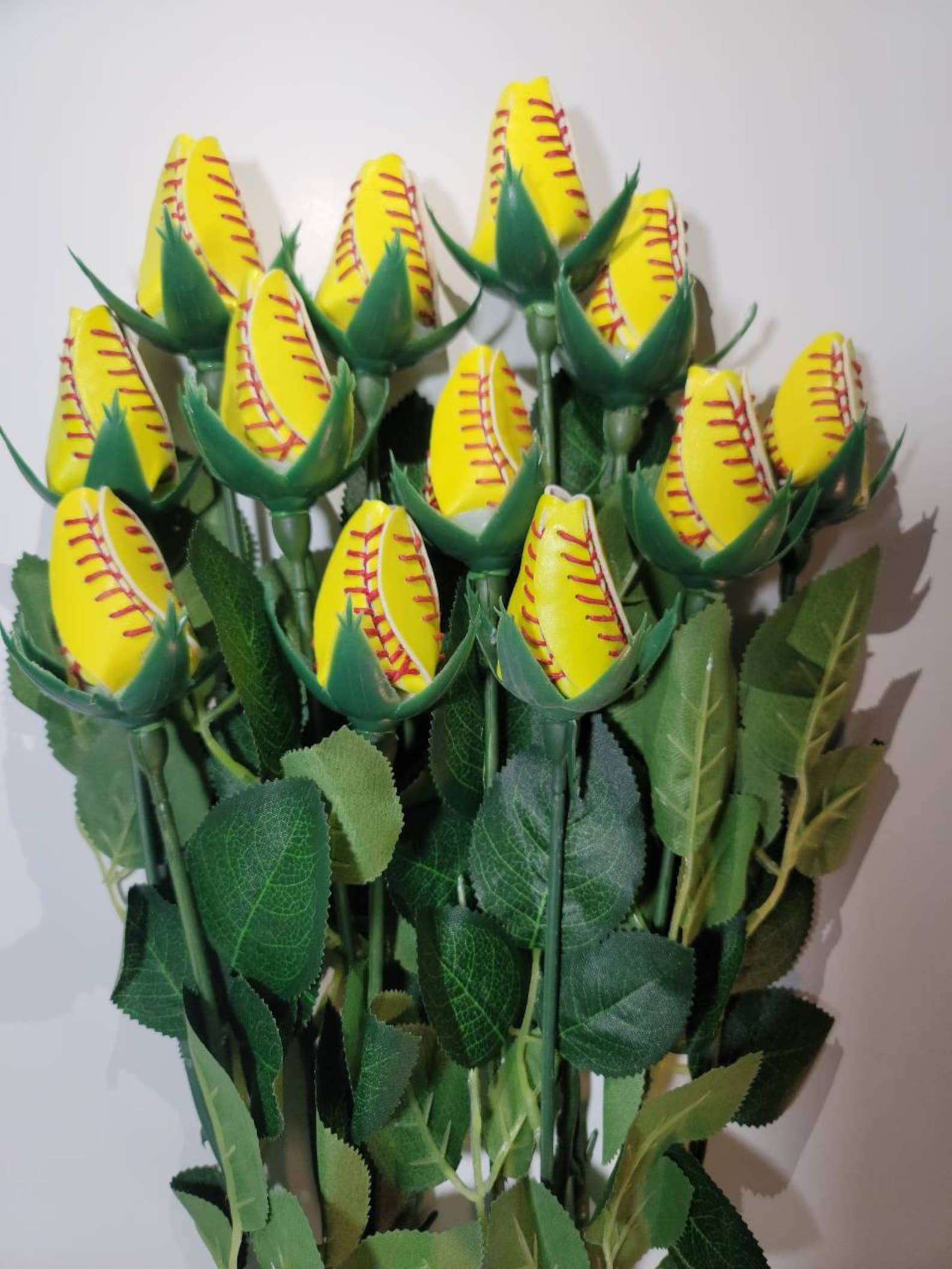 Softball Roses Select Qty Softball Gift Back to School - Etsy