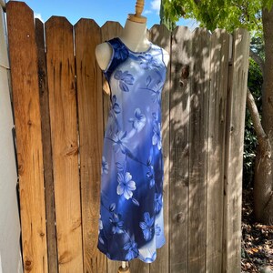 Vintage 1990s My Michelle Blue Floral Dress - Etsy
