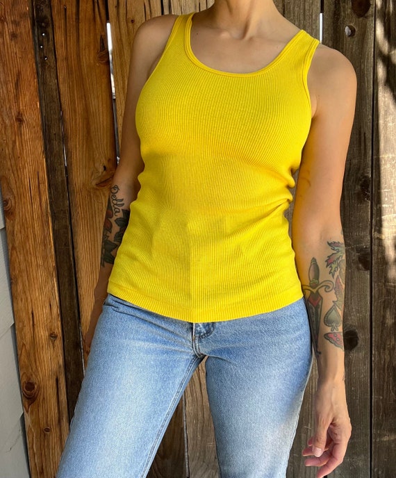 Vintage 90s bright yellow - Gem