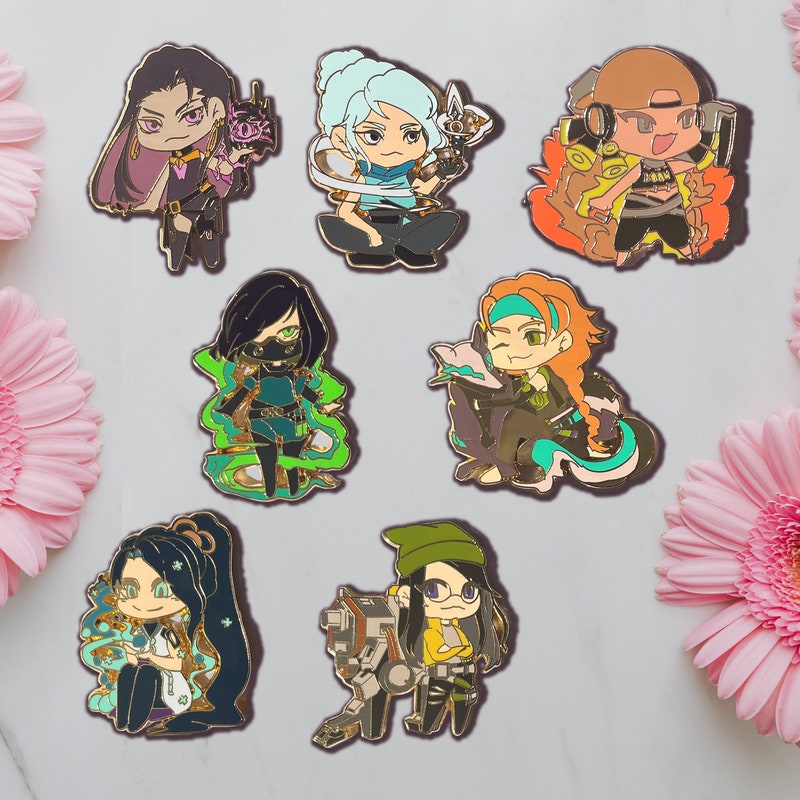 Valorant Enamel Pins - Etsy