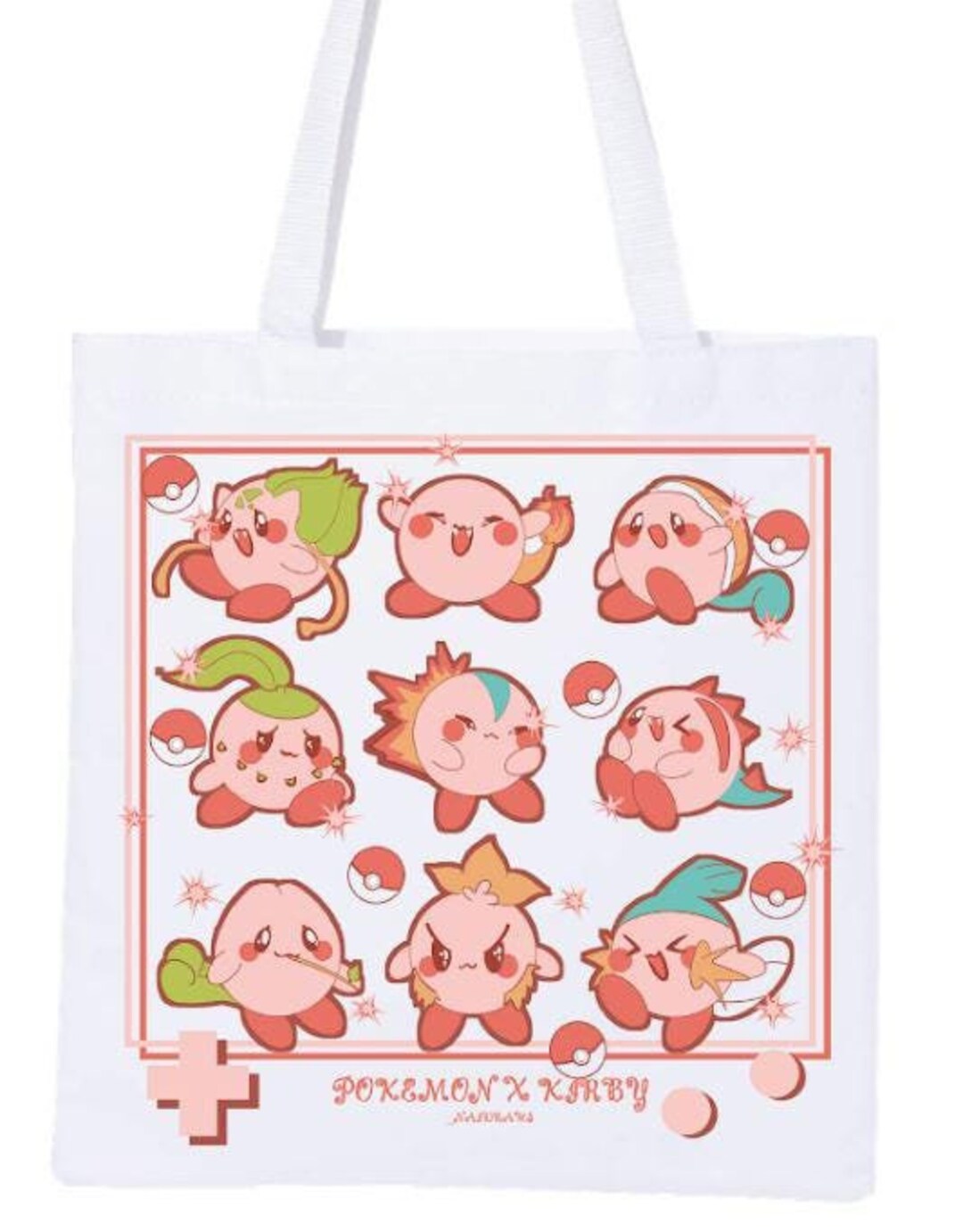 Kirby X Pokemon Gen 1-3 Tote Bag - Etsy